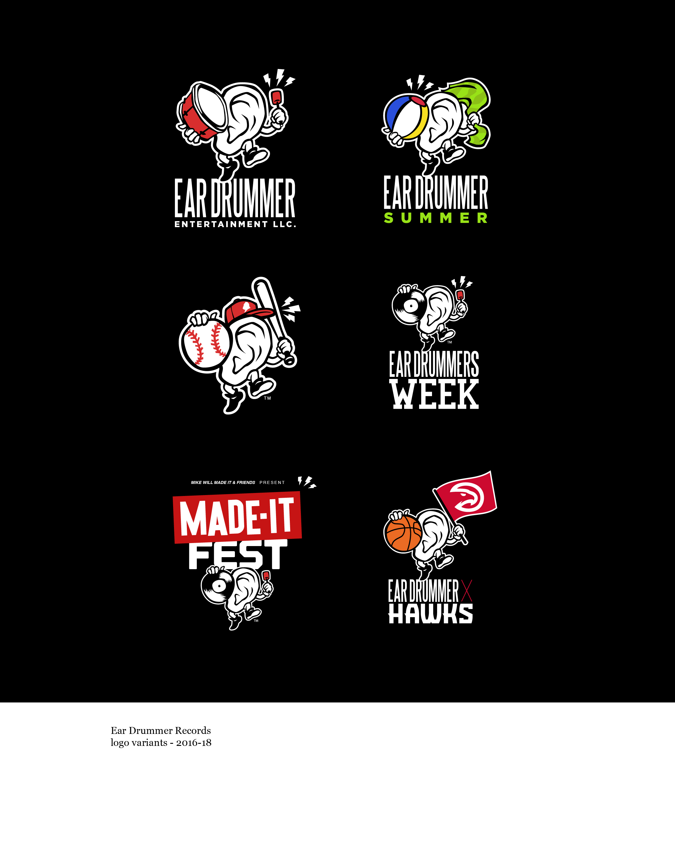 EarDrummer Records branding – Irwan Awalludin